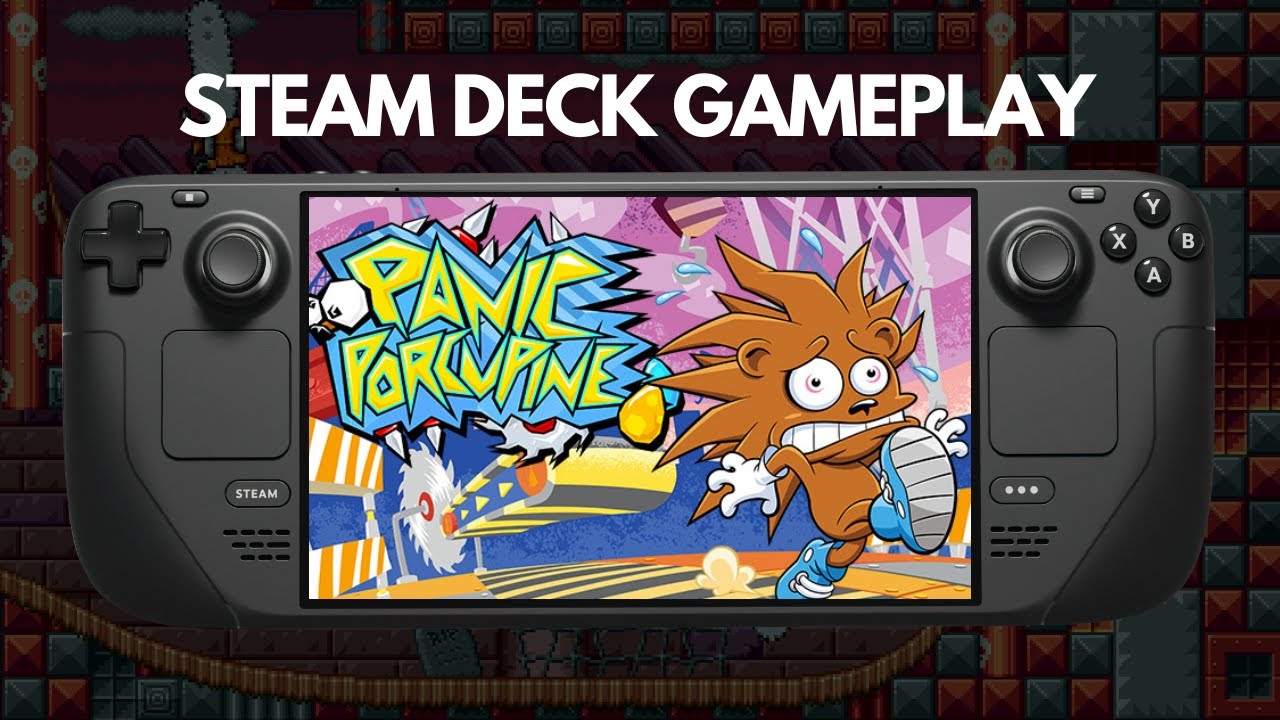PANIC PORCUPINE on Steam Deck | Great indie Sonic clone! - YouTube