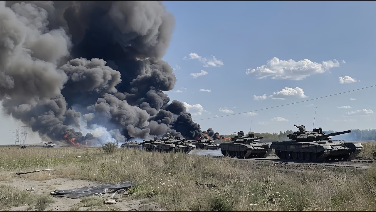 Too scary! When Ukrainian LEOPARD 2 tanks tried to enter Russian ...