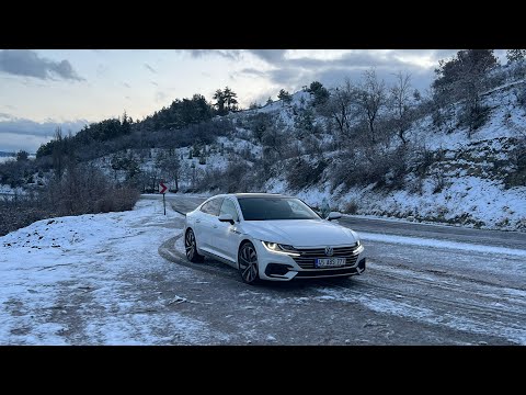 2023 ilk kar yolculuğumuz. #karyağıyor #yolohouse #arteon #manzara #kütahya