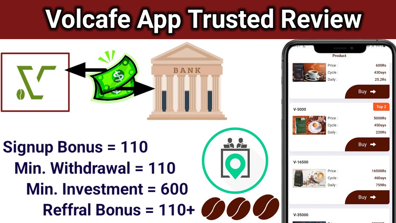 Volcafe New Earning App। Volcafe App Real OR Fake। Join Kare Ya Nhi ...