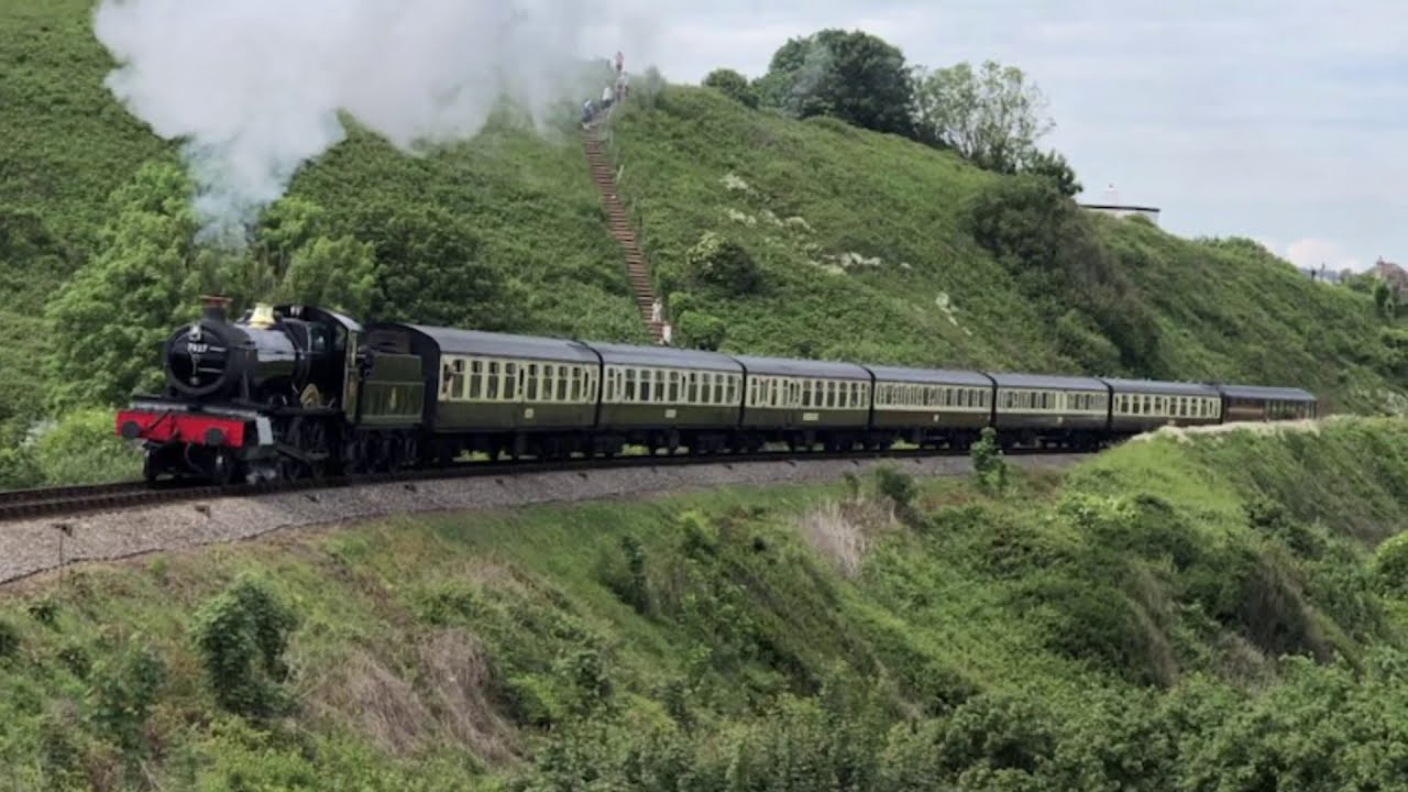 Torbay express and 7827 on PDSR 3/6/18 - YouTube
