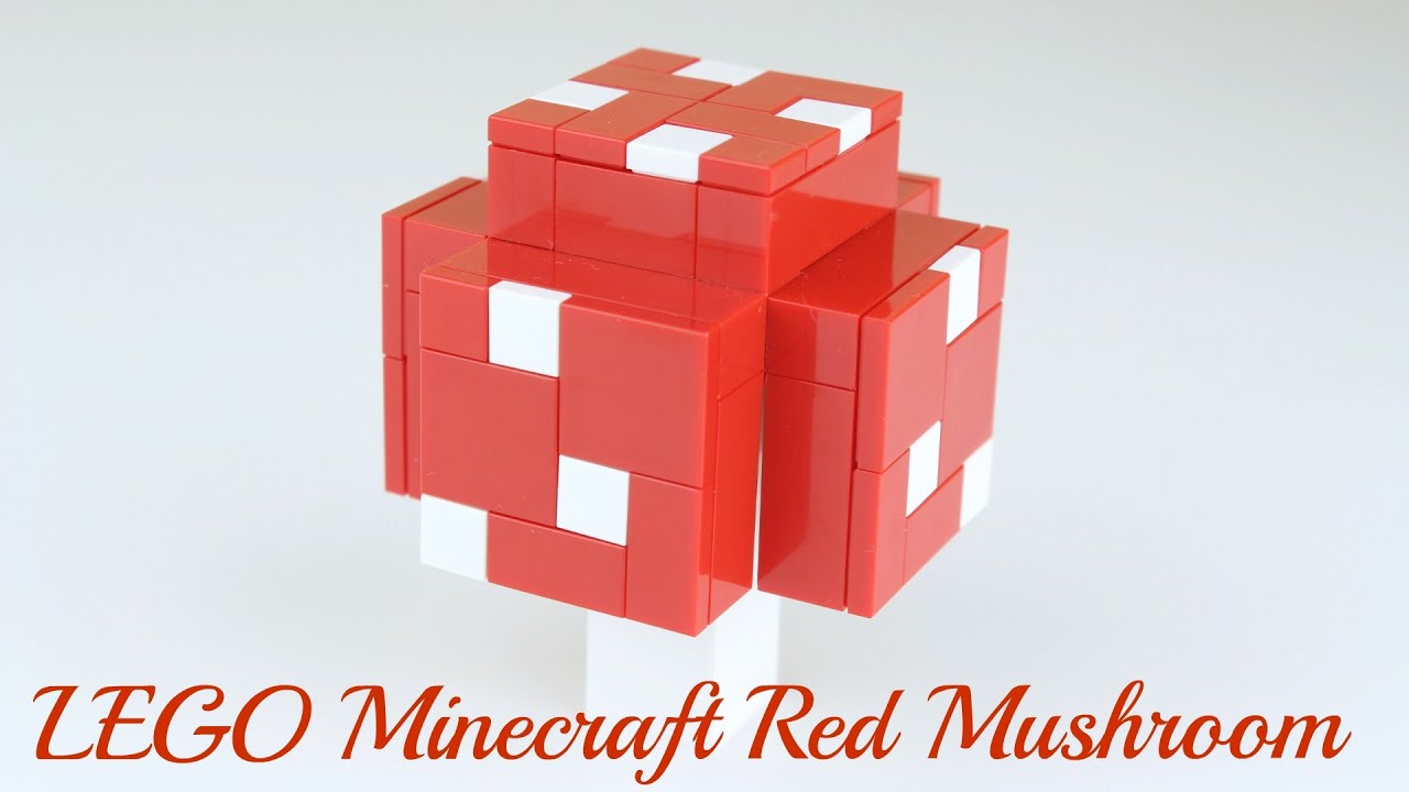 How to Build: LEGO Minecraft Red Mushroom - YouTube