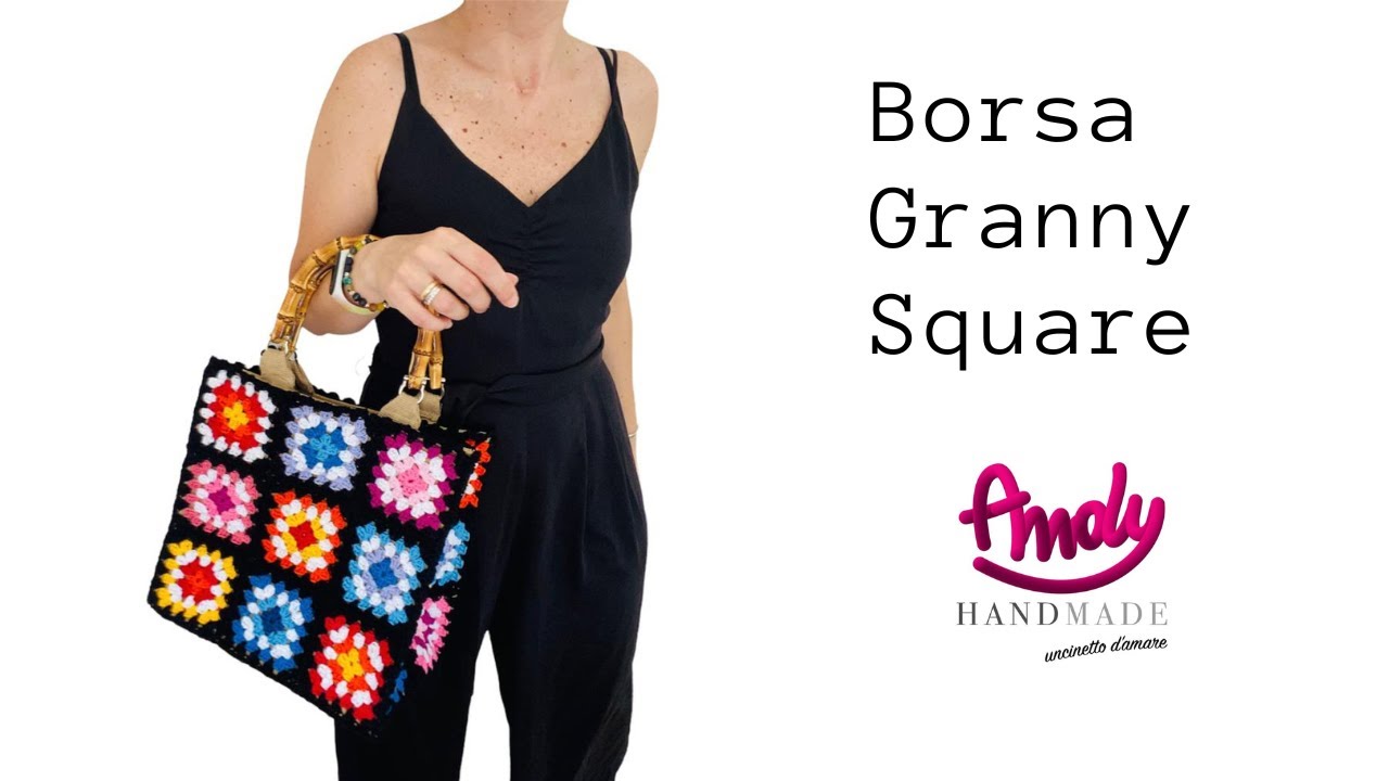 Borsa Granny Square - YouTube