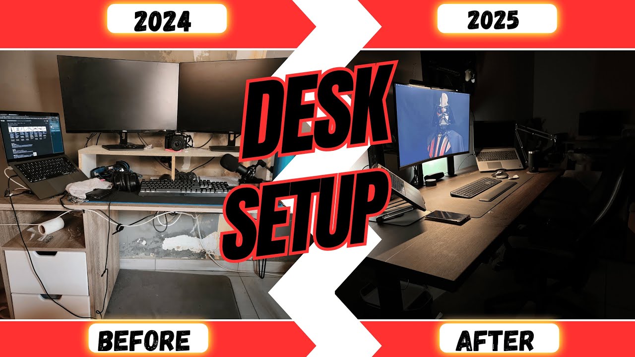 Upgrading My Desk Setup: 2024 to 2025 - YouTube