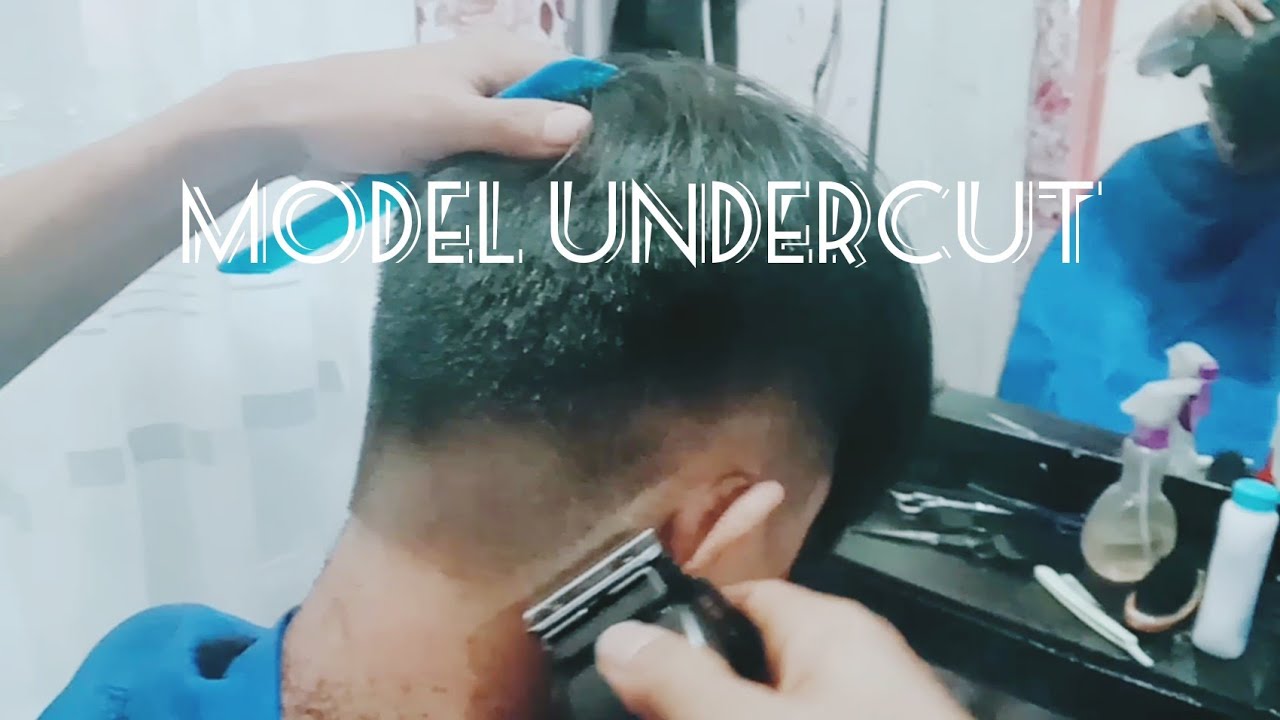 Model cukur rambut undercut - YouTube