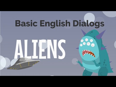Basic English Dialogs-Aliens - YouTube