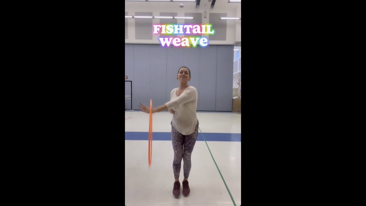 Hula Hoop Tutorial: Fishtail Weave - YouTube