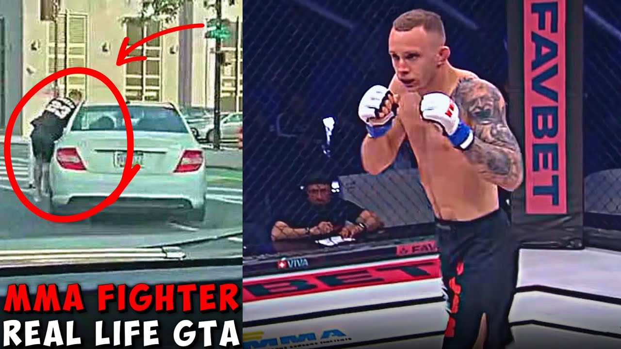 MMA Fighter DRAGGED THROUGH the STREETS chasing THIEVES who STOLE his ...