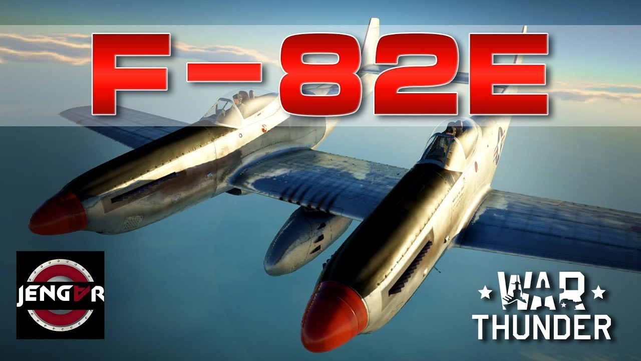 War Thunder Realistic: F-82E Twin Mustang [Rollrate Improved!] - YouTube