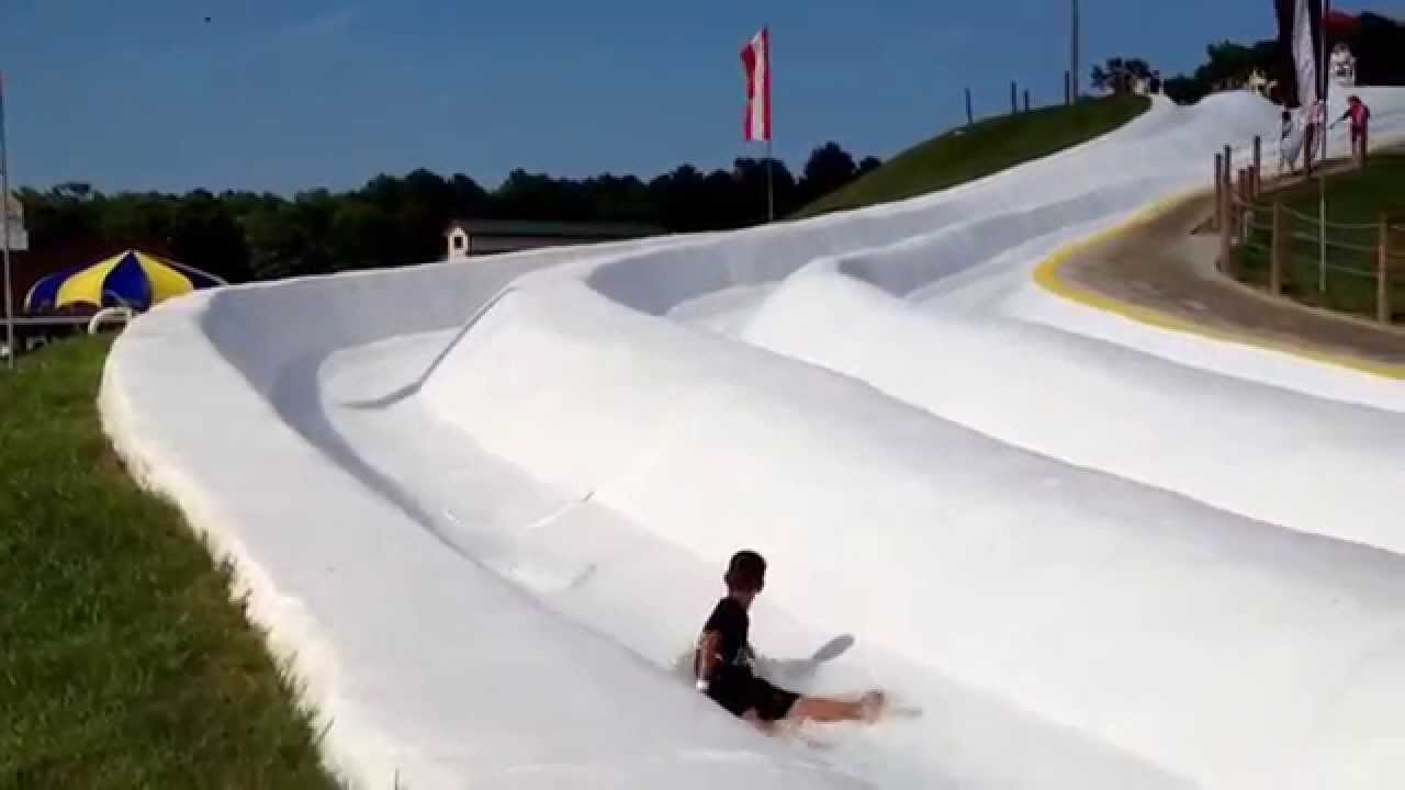 Frontier Town Water Slide 1 - YouTube