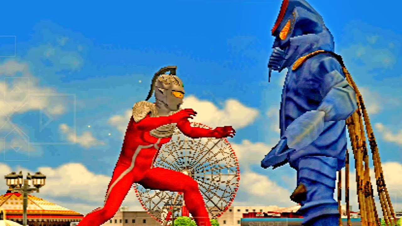 Ultraman seven keok vs monster robot🤖//ultraman fighting evolution 0 ...