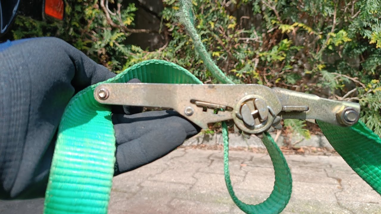 Racsnis spanifer, rakományrögzítő, gurtni helyes befűzése, használata ...