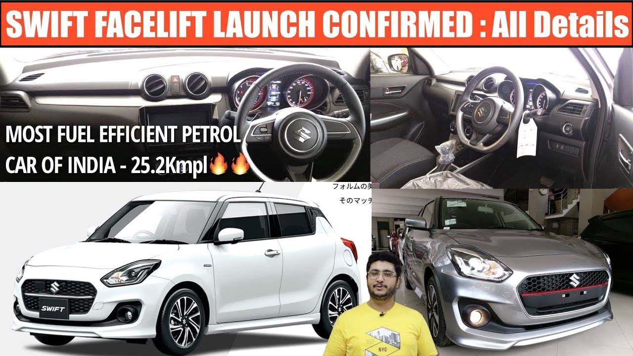 New Swift Facelift 2020(All Details) Launch in India,Price,Interior,New ...