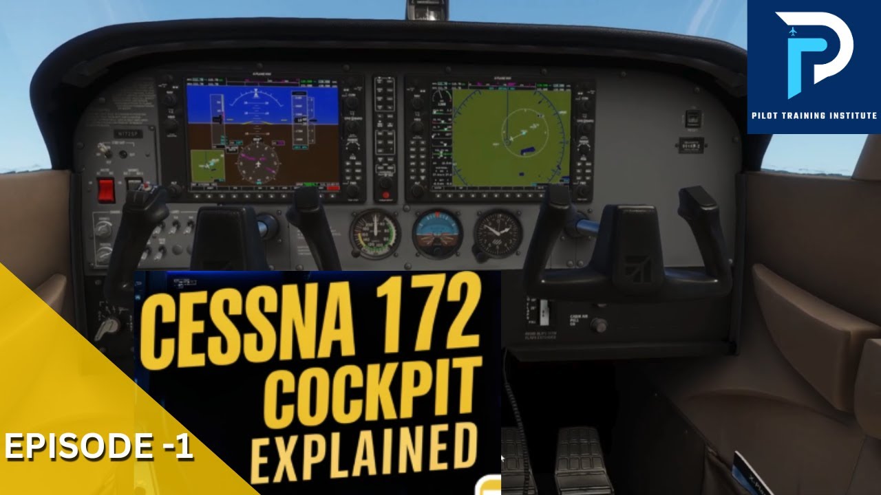 "Cessna 172 Cockpit Explained! | Learn to FLY with PTI - EP 1" - YouTube