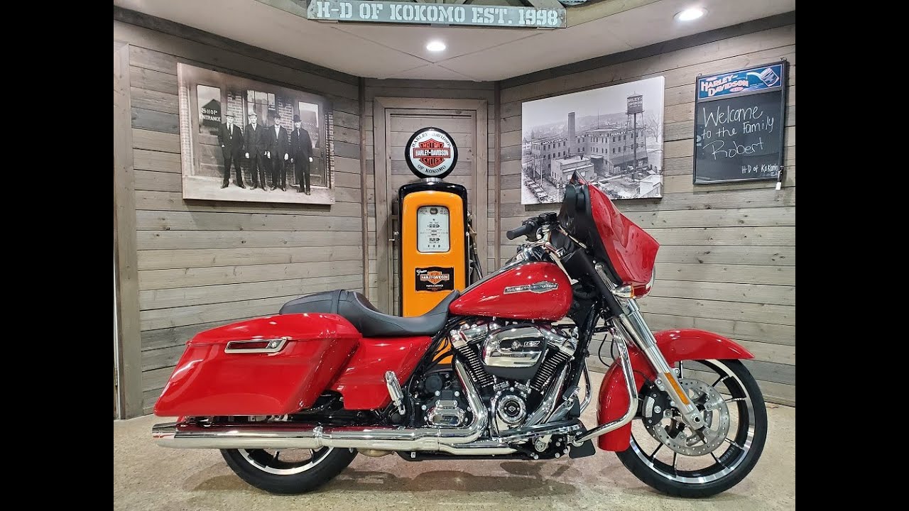 2023 Harley-Davidson Street Glide FLHX- Redline Red. - YouTube