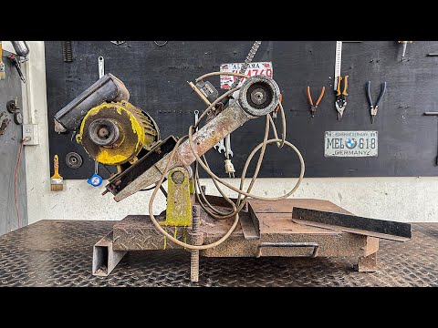 Complete Restoration Of An Old Broken Angle Cutter By The Skilled Hands ...