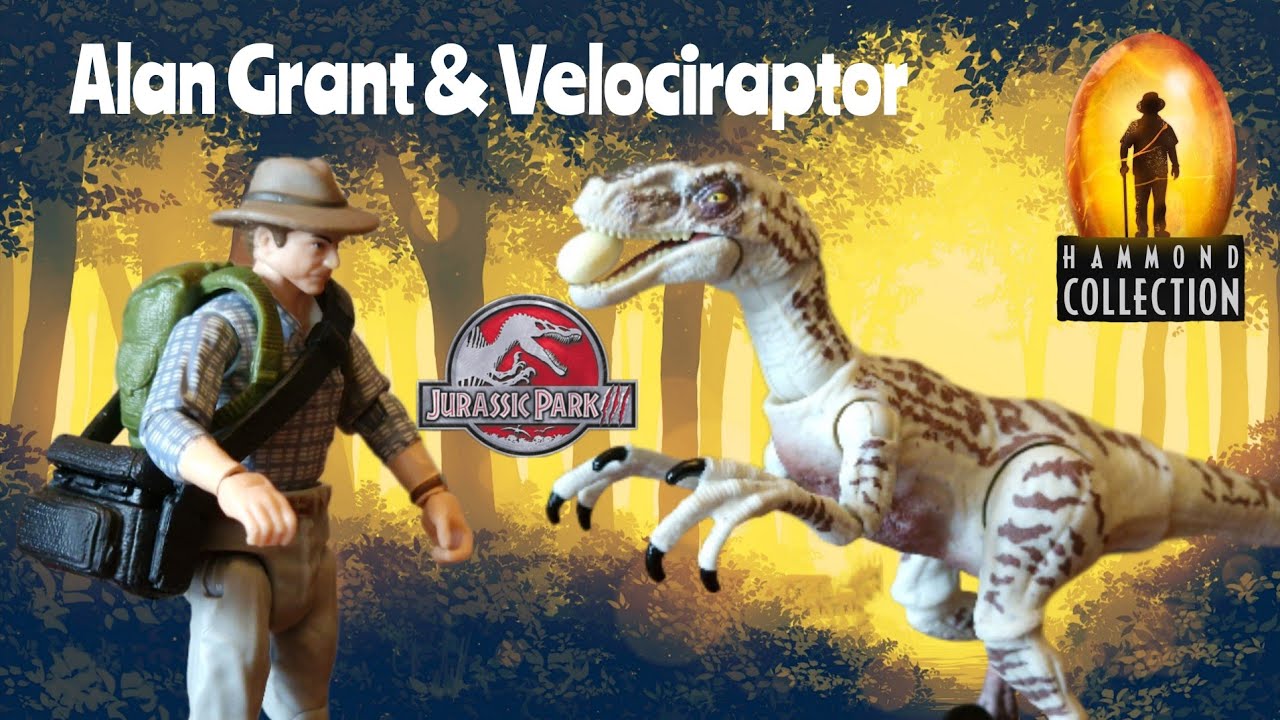 Hammond Collection Isla Sorna Velociraptor Encounter Pack - Jurassic ...