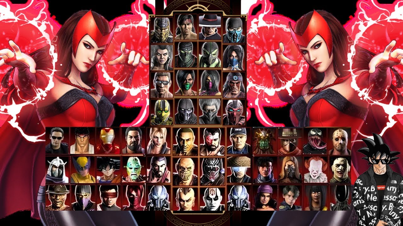 Mortal Kombat 9 -(SCARLET WITCH)-MARVEL MOD - Hard Ladder - Gameplay ...