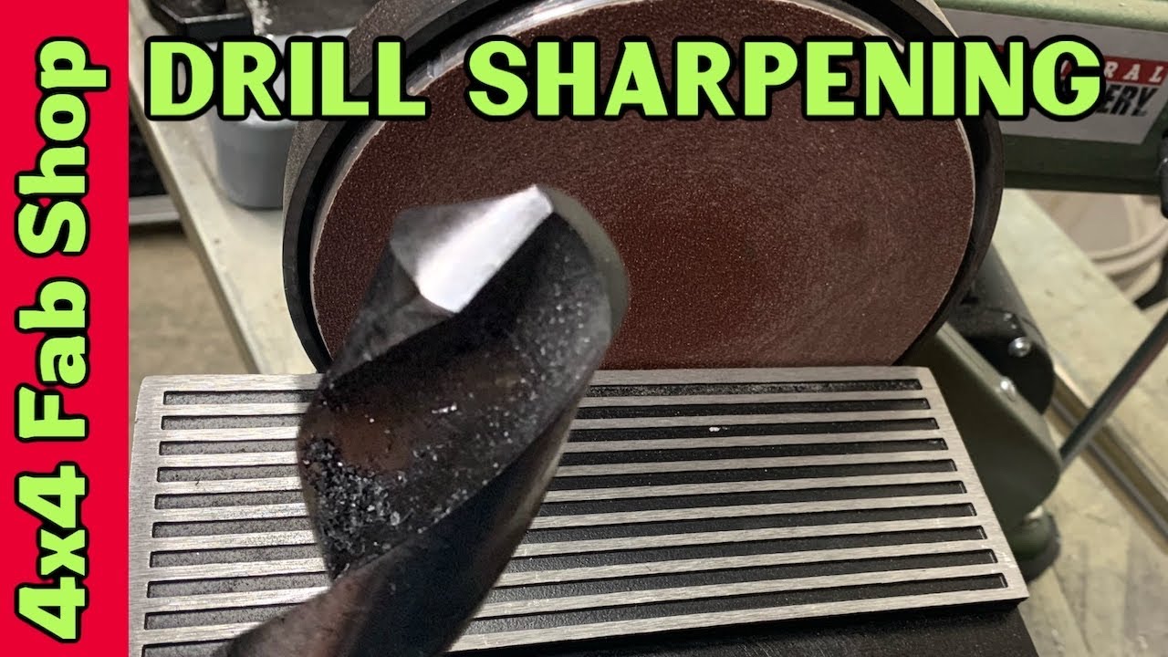 Easy Drill Sharpening for dull drills - YouTube