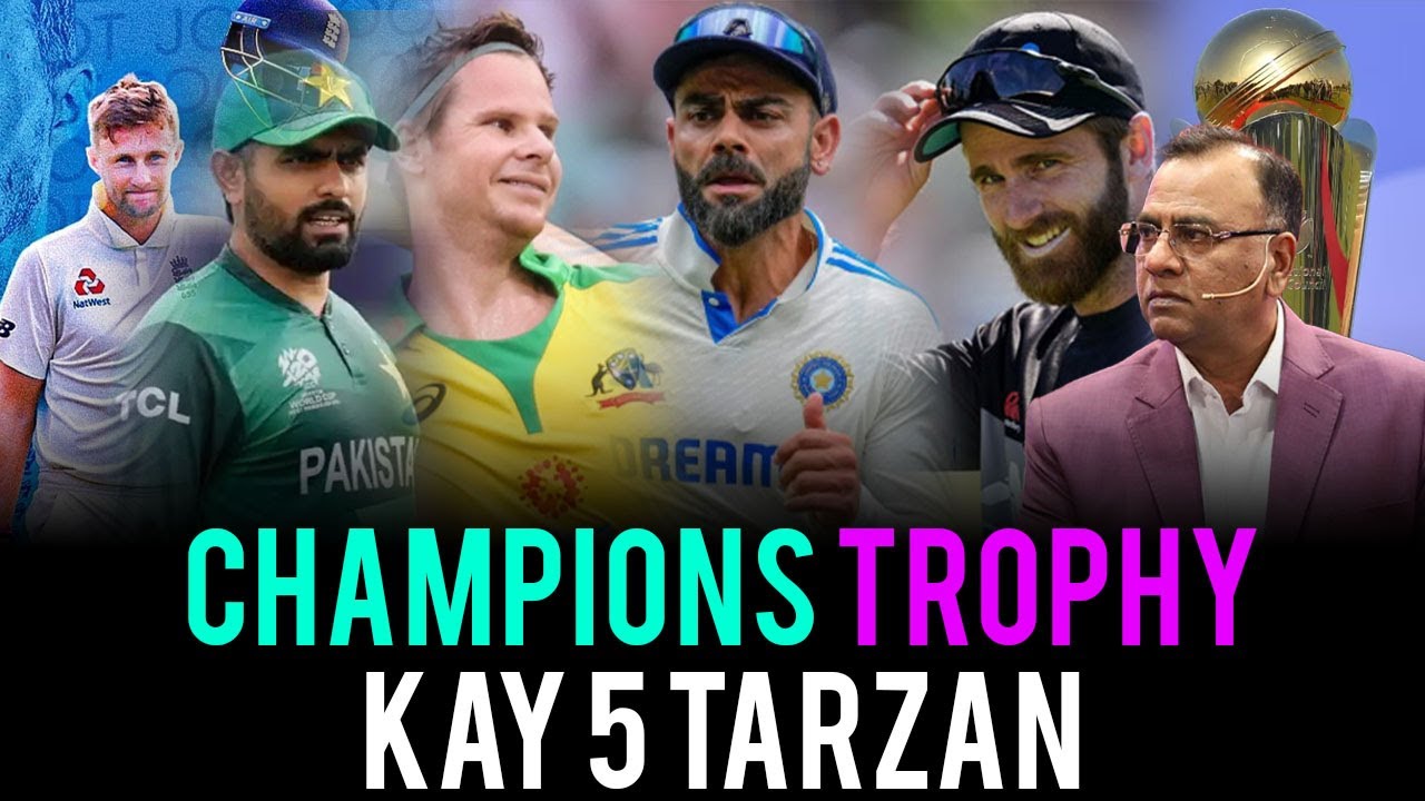 Champions Trophy Kay 5 Tarzan | Basit Ali - YouTube