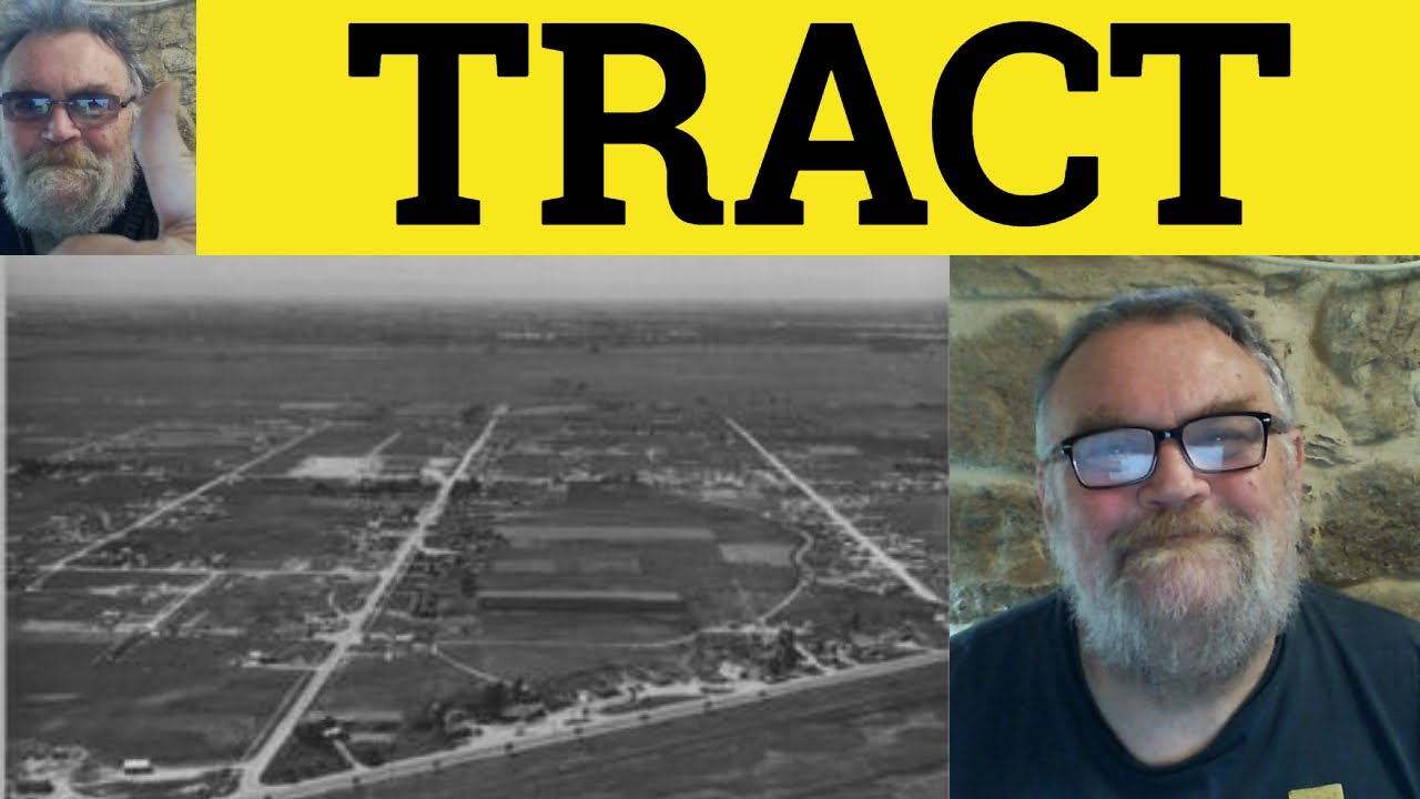 🔵 Tract Meaning - Tract Examples - Tract Definition - Semi Formal ...