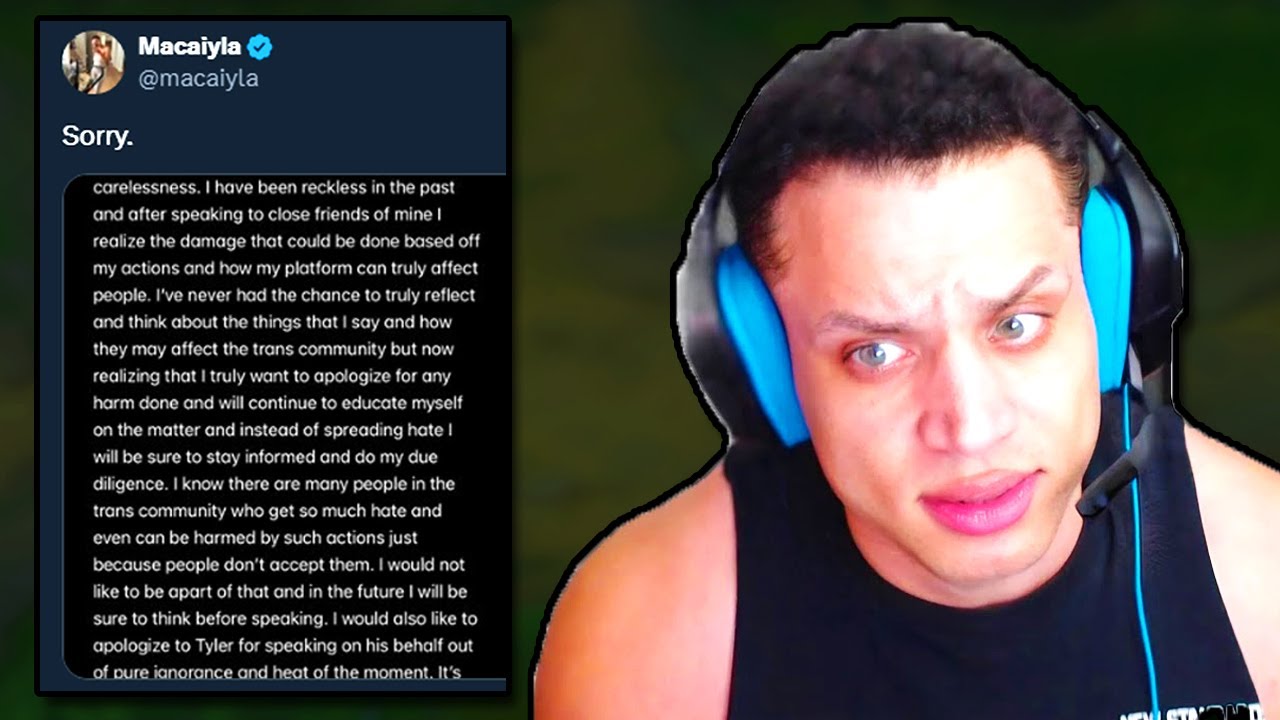 Tyler1's Full Statement on the Macaiyla Twitter Drama - YouTube
