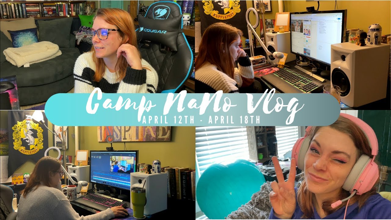 The Vlog Where I Realize I'm Boring // Camp Nano Week Three - YouTube