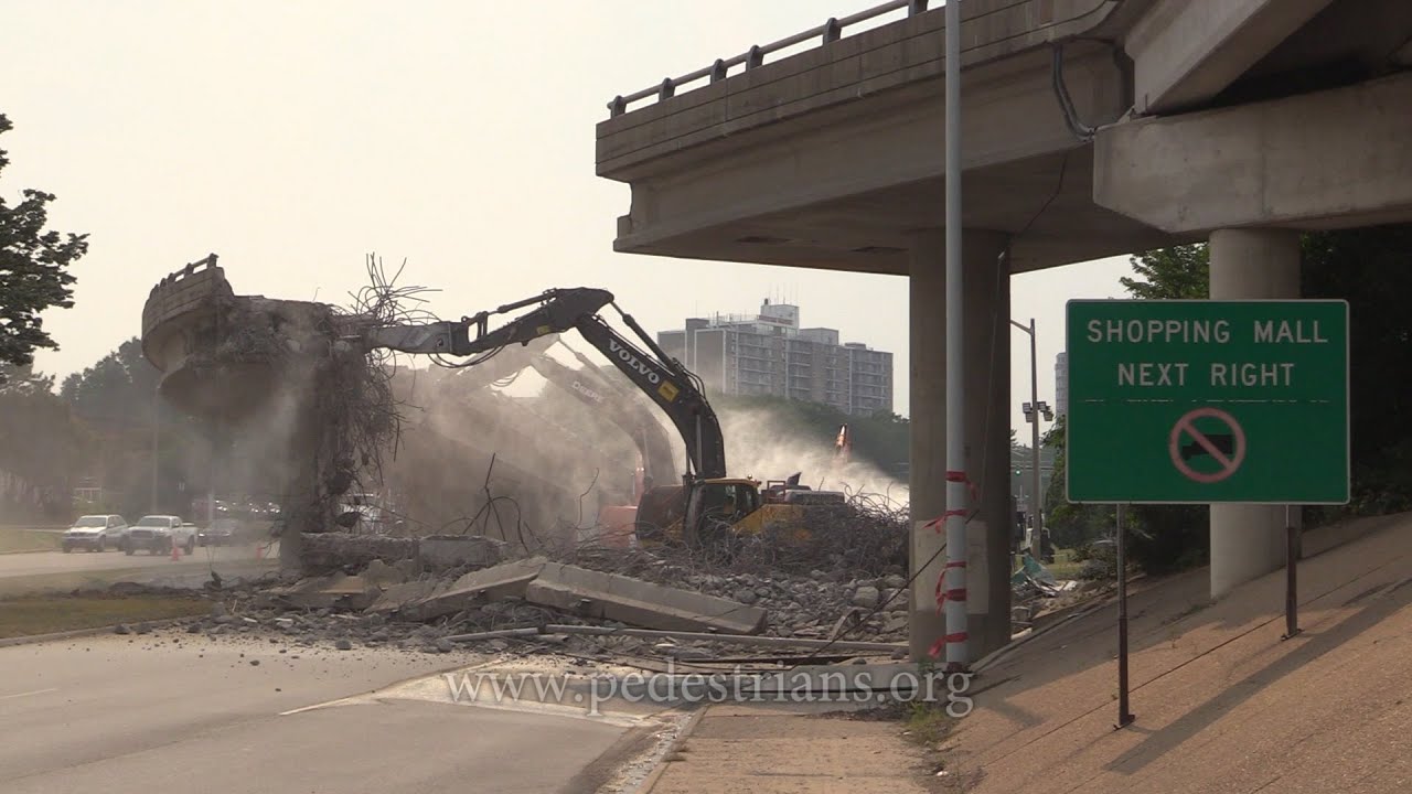 Duke Street Bridge Demolition - YouTube