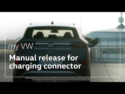 How to manually release your Volkswagen ID. charging connector ...