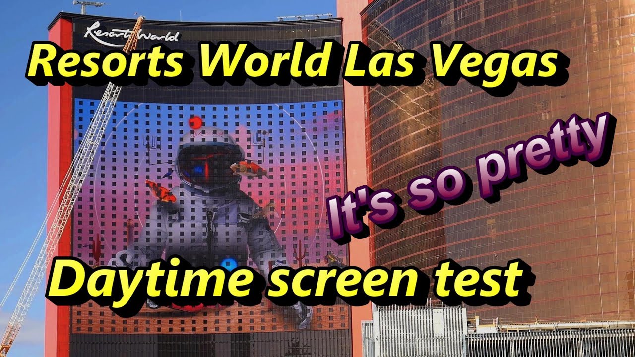 Resorts World Screen Test - YouTube
