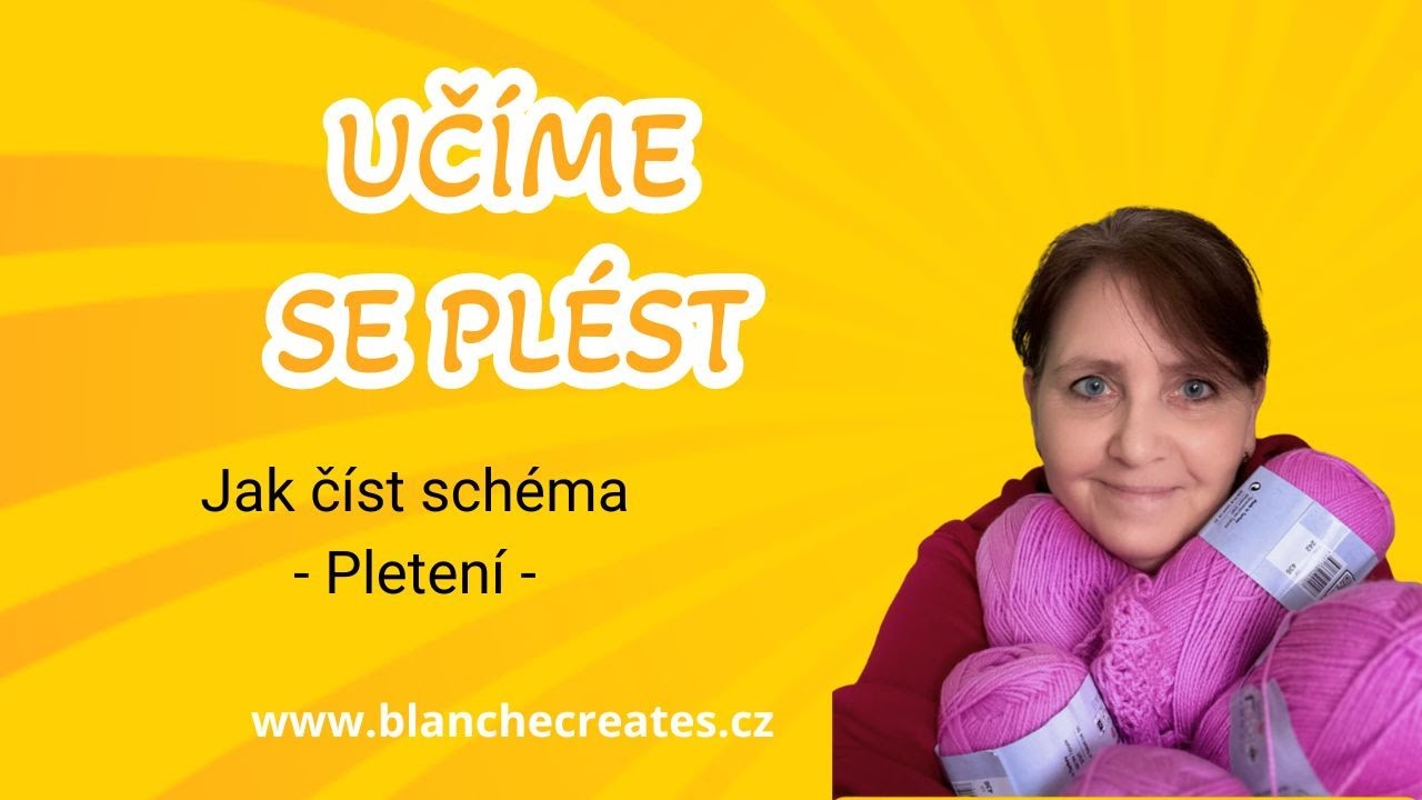 3. Učíme se plést - Jak číst schéma - pletení - YouTube