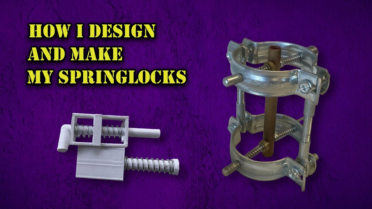 How i make my own working springlocks! - YouTube