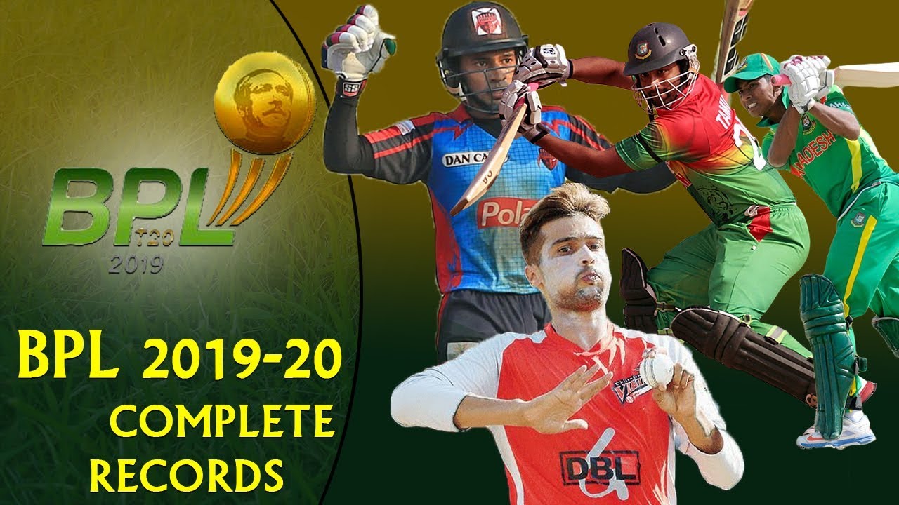 BPL 2019-20 | All Records | Pakistani Players Performances - YouTube