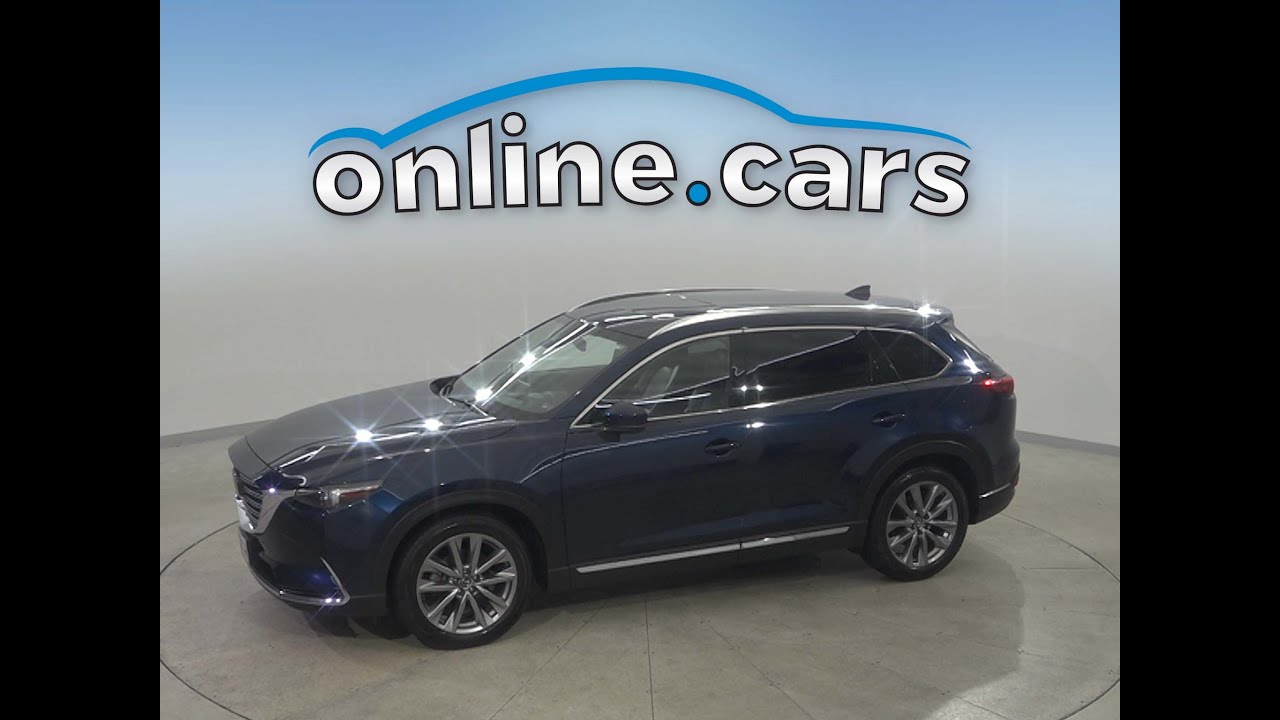 A53230HA Used 2020 Mazda CX-9 Blue SUV Test Drive, Review, For Sale ...