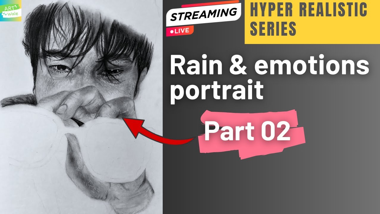 let's draw another part of rain and emotions portrait part 02 | Artwale ...