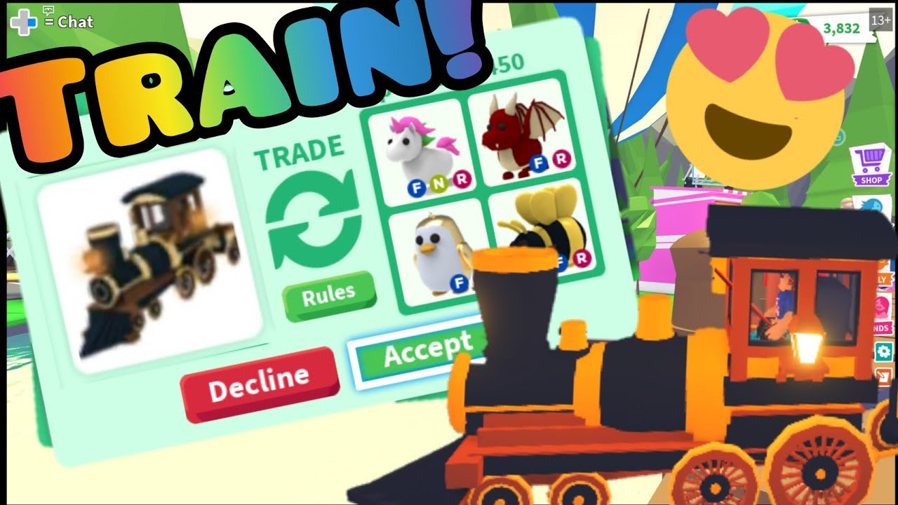 What will people trade for a TRAIN in Adopt Me! (Roblox) - YouTube
