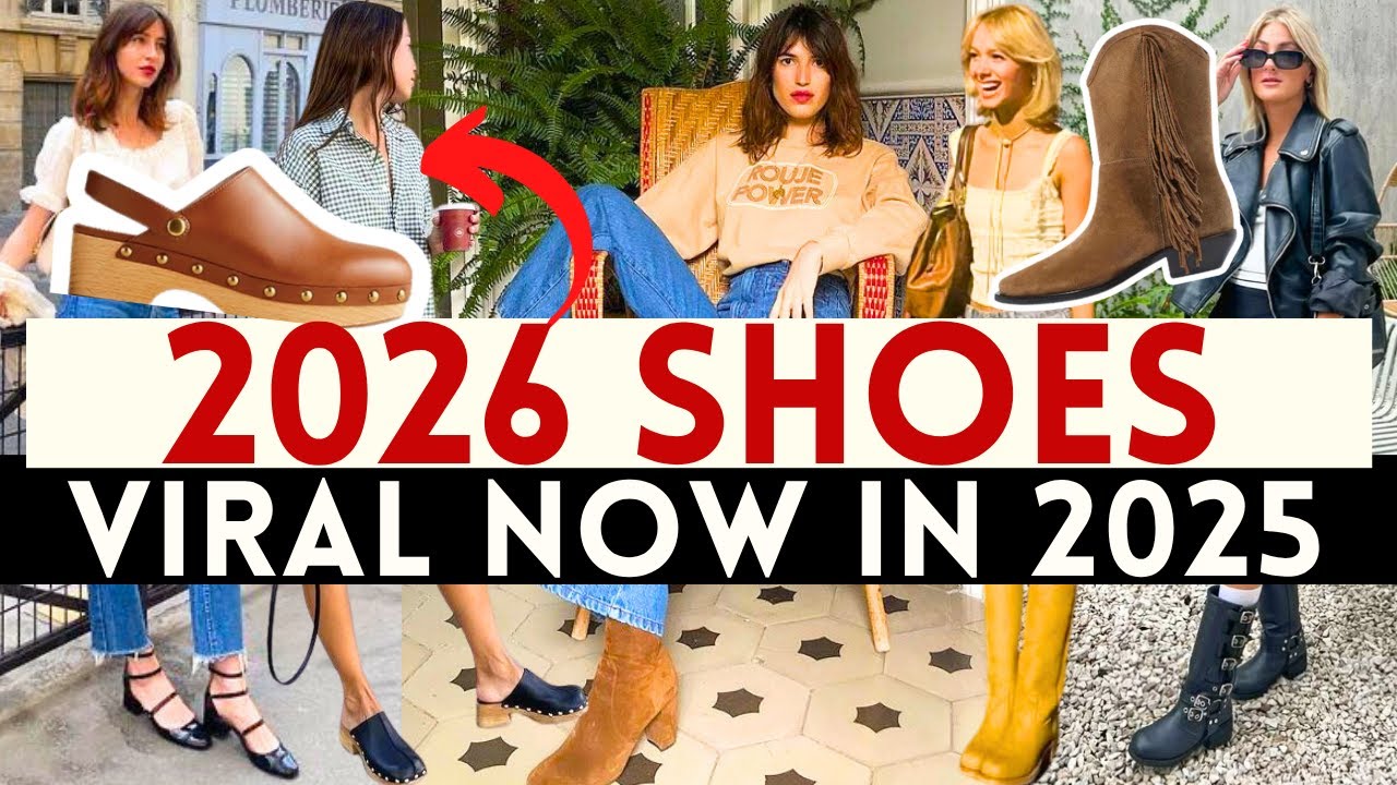 🔴SHOE TRENDS FOR 2026 THAT ARE VIRAL NOW IN 2025! - YouTube