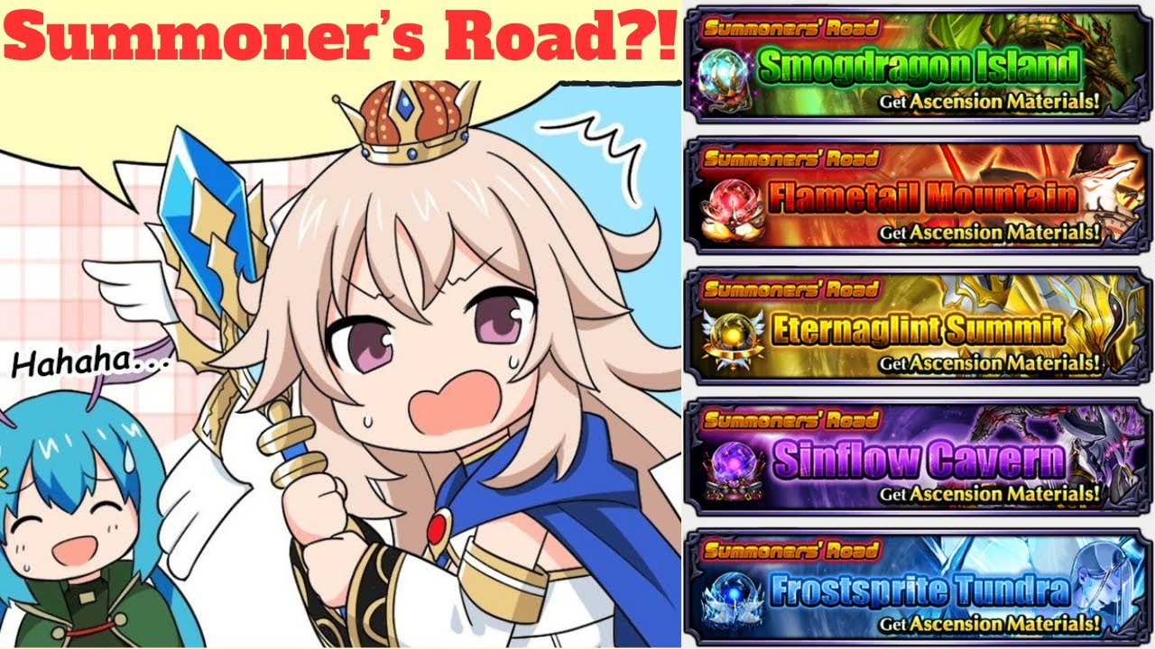 Liza vs all 5 Elemental Summoner's Road - YouTube