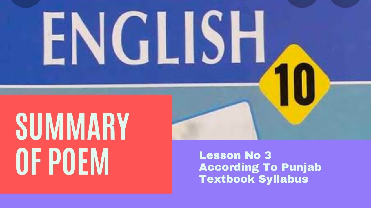 10th English || Lesson No 3 || Summary Try Again - YouTube
