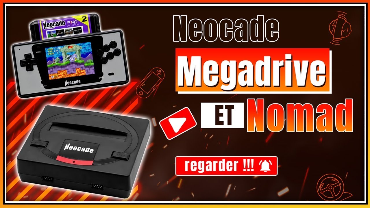Une console Megadrive hdmi et une Nomad chez Neocade - YouTube