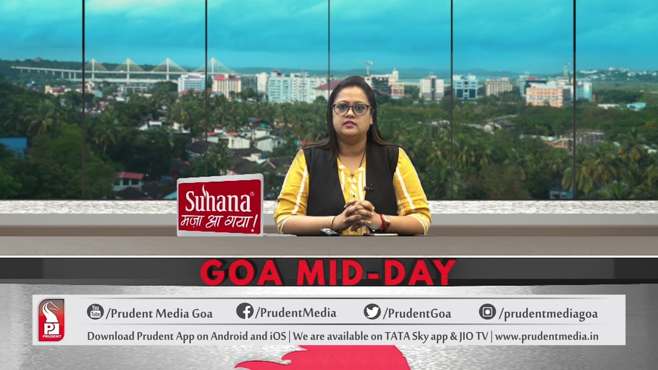 GOA MID-DAY NEWS AT NOON | Prudent Media Goa - YouTube