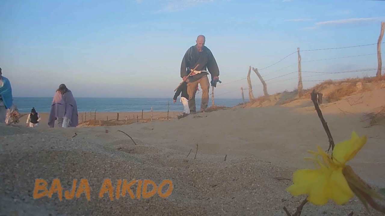 Misogi Hari Breathing Exercise by the Seaside - Aikido Winter Camp 2016 ...