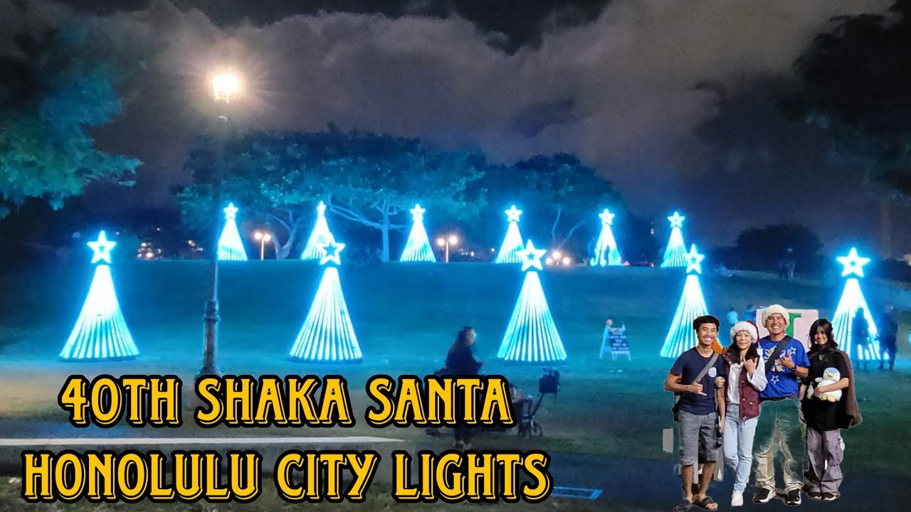 40th Shaka Santa Honolulu City Lights 2024 - YouTube