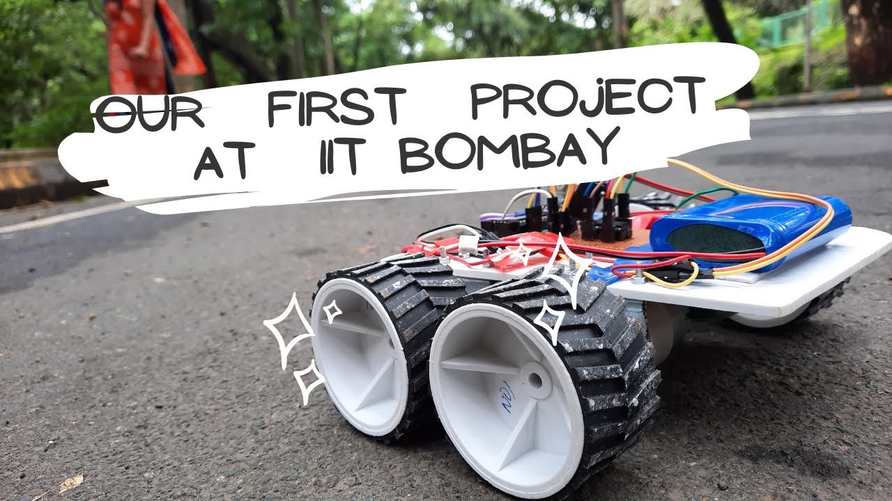 Our first tech project at IIT Bombay | Remote controlled car - YouTube