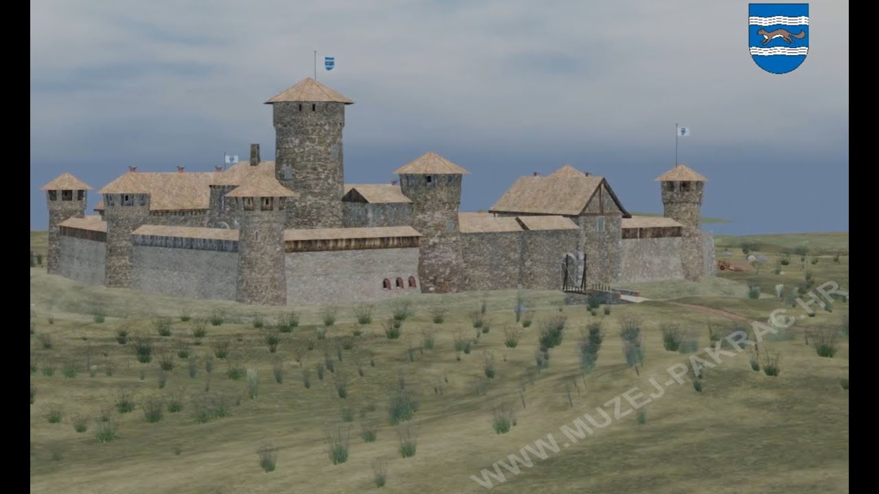 Stari grad Pakrac 3D - YouTube