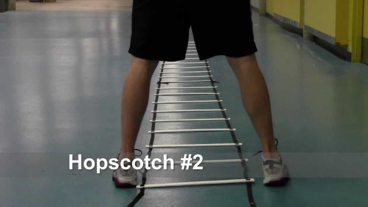 Agility Ladder: Hopscotch #2 - YouTube