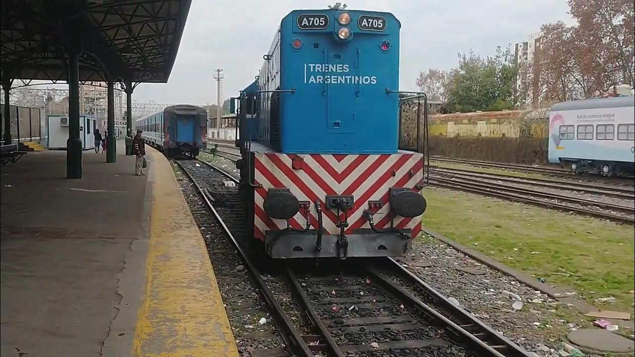 LOCOMOTORA GENERAL MOTORS G22 A705 EX 7902 FERROBAIRES MANIOBRANDO EN TEMPERLEY TRENES ...