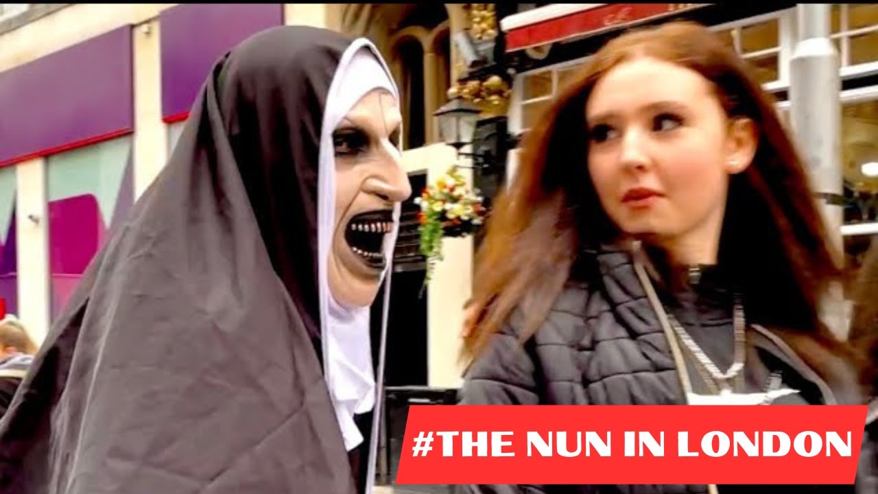Craziest Reactions. The Nun Prank - YouTube