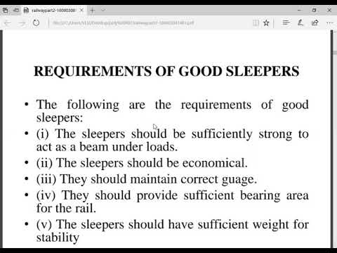 What is Railway sleepers///their types///functions///requirement of ...
