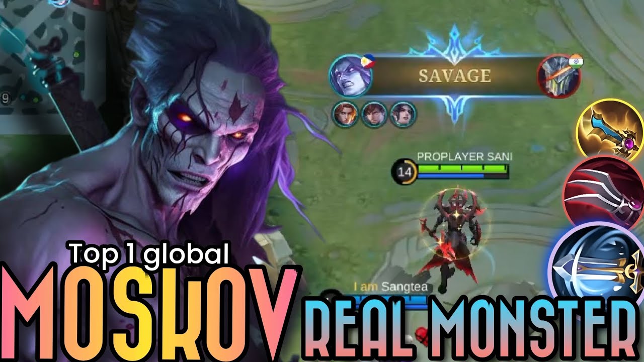 Real Monster Is Back!! Moskov One Hit Build And Emblem 2025!! Build Top ...